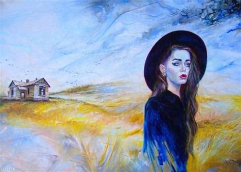 تابلو نقاشی دختر در مزرعه گالری لیلیت