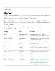Options Bootstrap V Pdf View On GitHub Options Quickly Customize Bootstrap With Built In