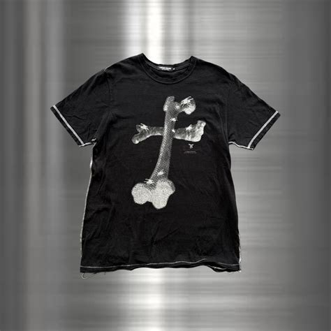 Jun Takahashi × Undercover Undercover Ss03 Scab Cross Bone Flies Tee