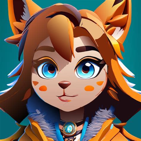 Premium Vector Beautiful Cute Girl Avatar Hand Drawn Flat Stylish