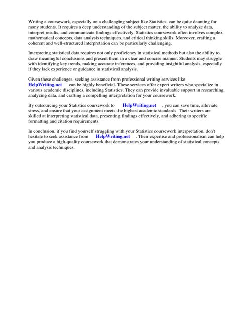 Statistics Coursework Help And Guidance Pdf Statistics Histogram