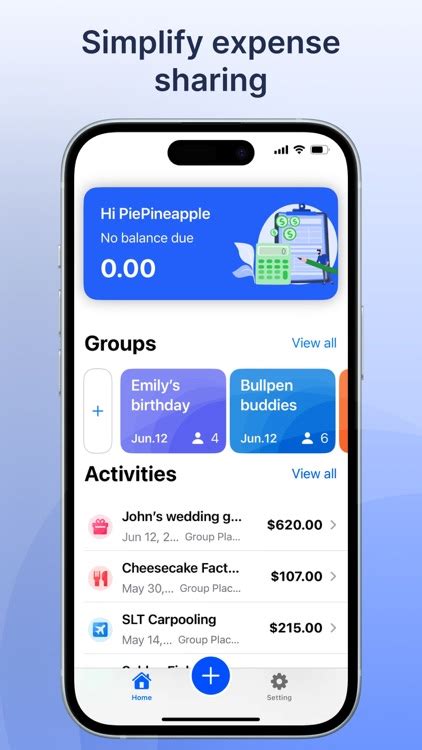 Split Circle Expense Sharing By Xiangyu Kong