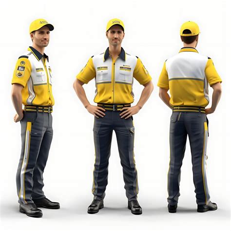 Premium Ai Image 3d Of Bus Driver In Uniform With Company Logo Focusing On Th Character