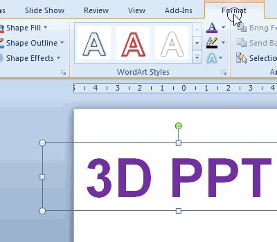 Creating D Text Using Powerpoint