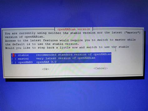 30 Release · Issue 1308 · Openhabopenhabian · Github