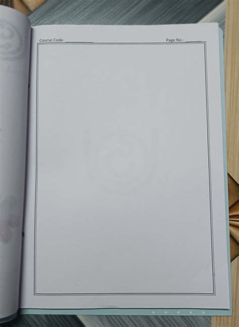 Ignou Blank Assignment File For Assignment Writing One Side Writing