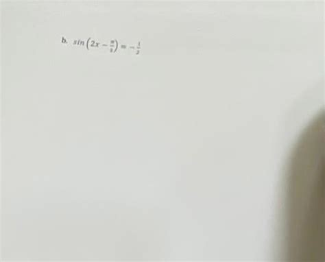 Solved Solve The Following Trigonometric Equations For Chegg Com