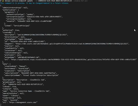 Create A Azure Devops Service Connection With Azure Devops Cli Using A
