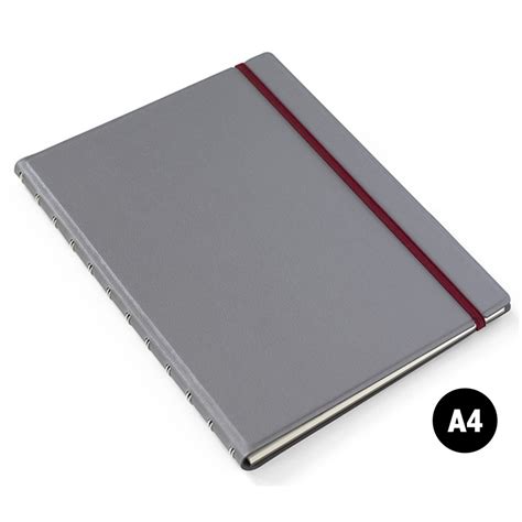 Filofax Notebook Contemporary A4 Graphite Fleppi