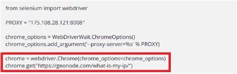 How To Use Proxies With Selenium