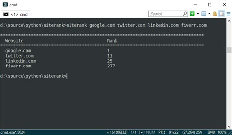 GitHub Prahladyeri Siterank A Python Script To Get Alexa Global Rank For A Given Website Or