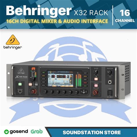 Jual Behringer X32 Rack 40 Input 25 Bus Digital Rack Mixer Shopee Indonesia
