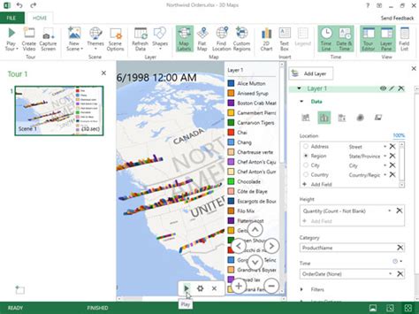 how to create 3 d power maps in excel 2016 dummies