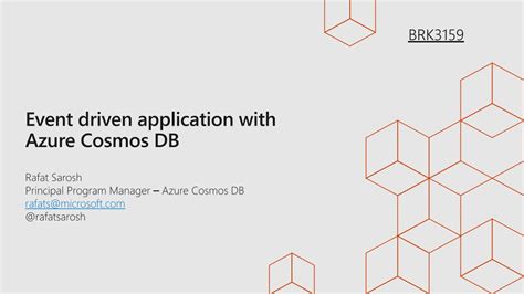 Ppt Event Driven Applications With Azure Cosmos Db Powerpoint Presentation Id8954533