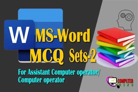 MS Word MCQ Questions Set