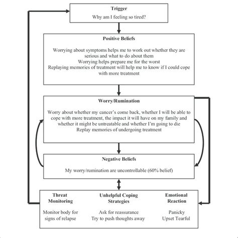 Example Of Diagrammatic Metacognitive Case Conceptualization Download Scientific Diagram