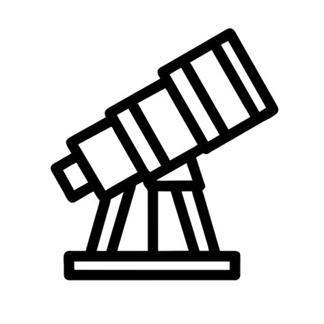 Space Telescope Vector Graphics Illustration Eps Source File Format
