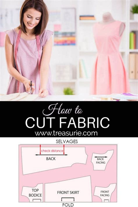 CUTTING FABRIC How To Cut Fabric Correctly TREASURIE
