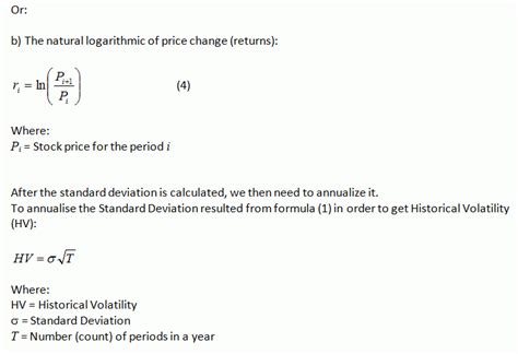 Historical Volatility Part 2 Formula To Calculate Hv ~ Options Trading Beginner