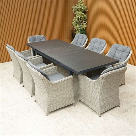 Savion Table With 8 Adelaide Dining Chairs