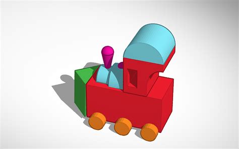 3d Design 2勤 12 Train Tinkercad