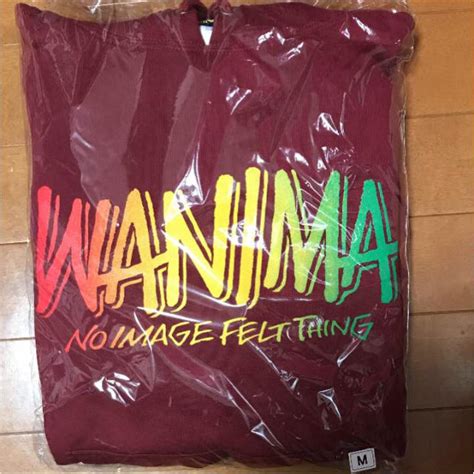 オンラインストア通販売 新品未使用！エンジm！wanimaパーカー女の子に人気のバーガンディー