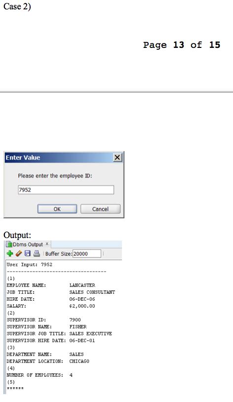 using this table create table department