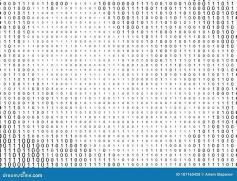 Binary Computer Code Background Stock Vector Illustration Of Algorithm Cryptography 107165428