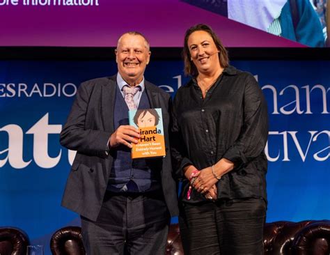 Great To Meet Miranda Hart Cheltenham Festivals Lit Pic By Spencer Mcpherson Stillmoving John