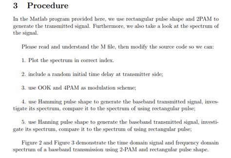 3 Procedure In The Matlab Program Provided Here We