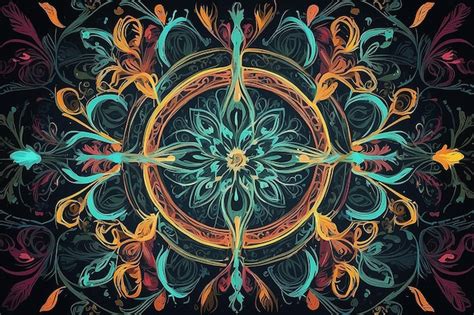 Light Patterns Stock Illustration Premium Ai Generated Image