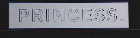 🛤️ Ffestiniog Railway No1 Princess Nameplate・ Stl File For 3d Printing・cults