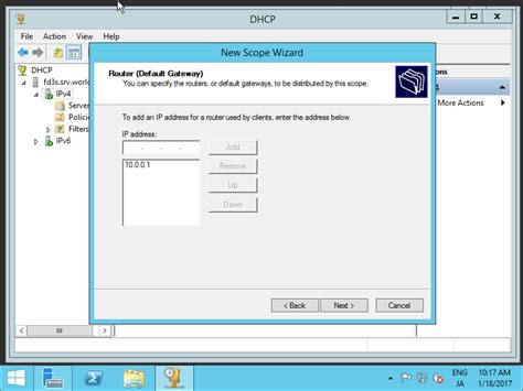 Windows Server 2012 R2 Configure Dhcp Server Server World