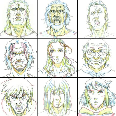 Arnheid Canute Einar Vinland Saga Ketil Leif Ericson Vinland Saga Olmar Snake Vinland