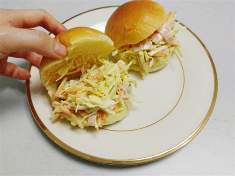 양배추 샐러드 빵추억의 양배추 사라다 빵 레시피