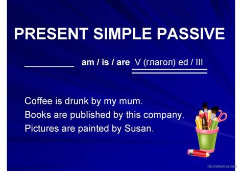 Grammar Passive Voice General Gramm English Esl Powerpoints