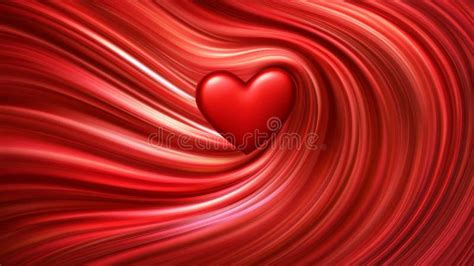 Red Hot Romantic Swirls Valentines Heart Passion Love Texture Whirl