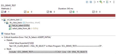 ABAP Unit Analysis