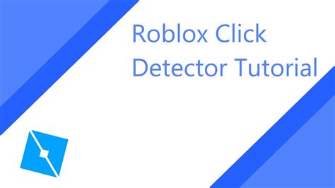 Roblox Click Detector Tutorial Youtube