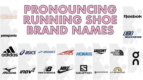 Pronouncing Running Shoe Brand Names Youtube