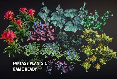 خرید و قیمت آبجکت سه بعدی و پراپ های گل و گیاه برای نرم افزار آیکلون ترب