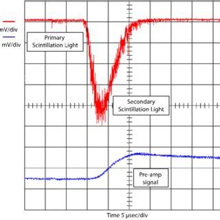 A Sample Event Of Primary And Secondary Scintillation Light With The
