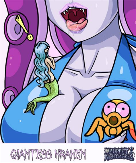 Giantess Kraken Swimwear Mermaid Snack Game Sprite By Phoenixignis