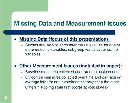 Ppt Missing Data Issues In Rcts What To Do When Data Are Missing Powerpoint Presentation