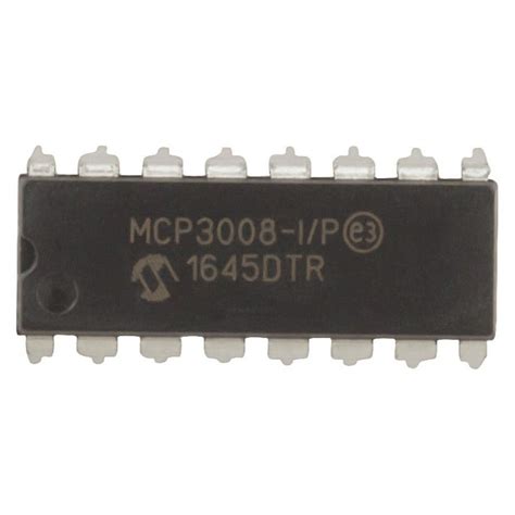 Mcp3008 8 Channel 10 Bit Adc Dip16 Artofit
