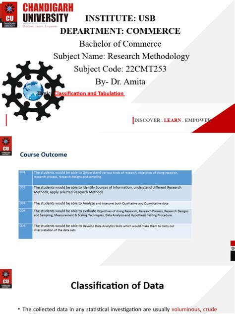 Lecture 231 Tabulation Pdf Methodology Statistical Classification