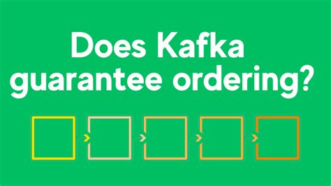 Does Kafka Guarantee Message Order