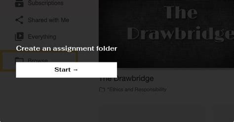 Create An Assignment Folder