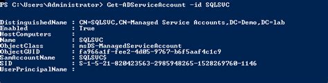 Managed Service Account Griffons It Library