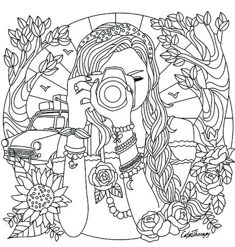 Free Printable Coloring Pages For Teenage Girls At Getdrawings Free